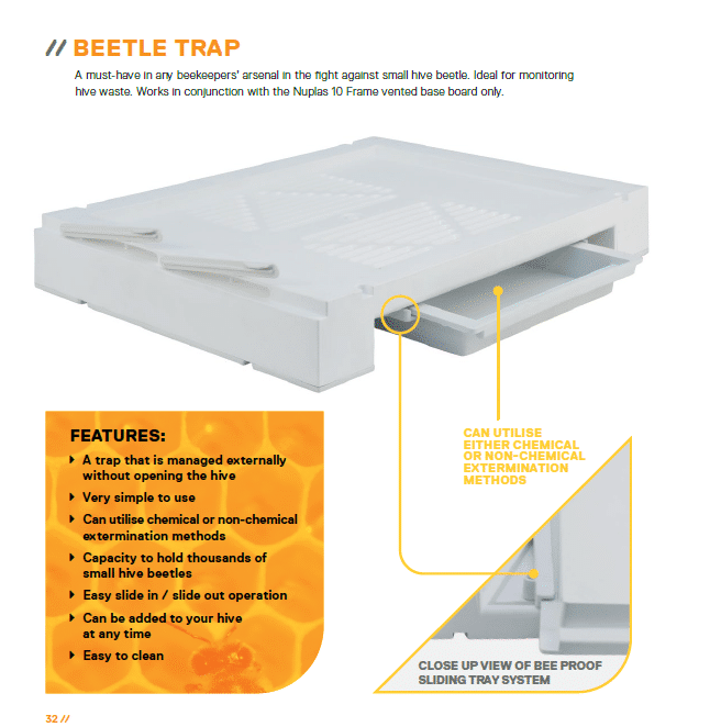 10 frame beetle base - Bees Knees Honey & Apiary