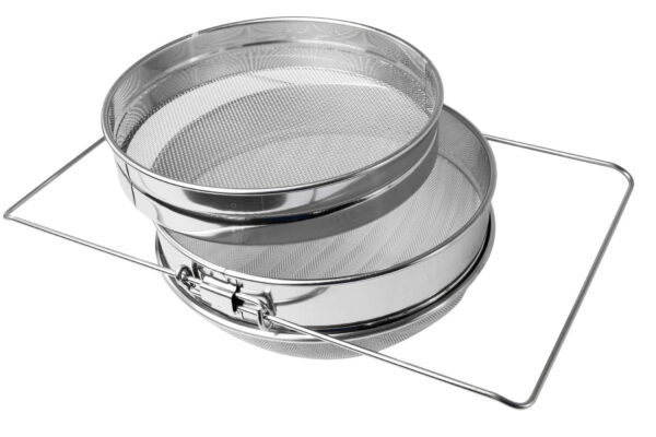 SS double strainer - Bees Knees Honey & Apiary